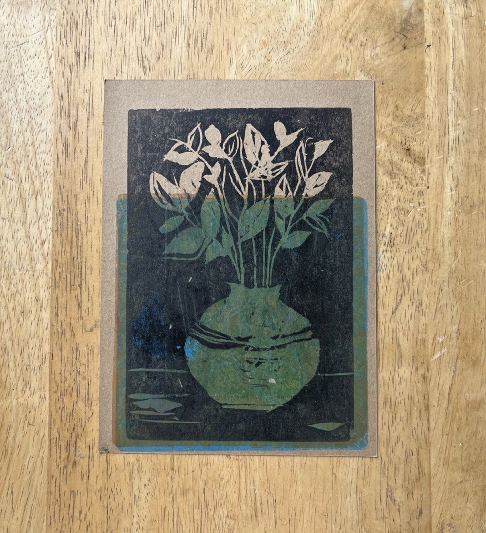 Original Monoprint| Fine Art Printmaking| Still Life Series| #70 | 8