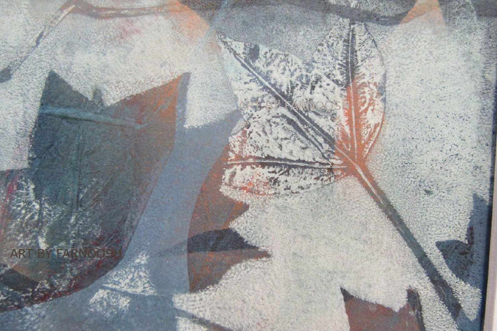 Original Monoprint| Fine Art Printmaking| Scents of Fall Series #4| 8"x ...