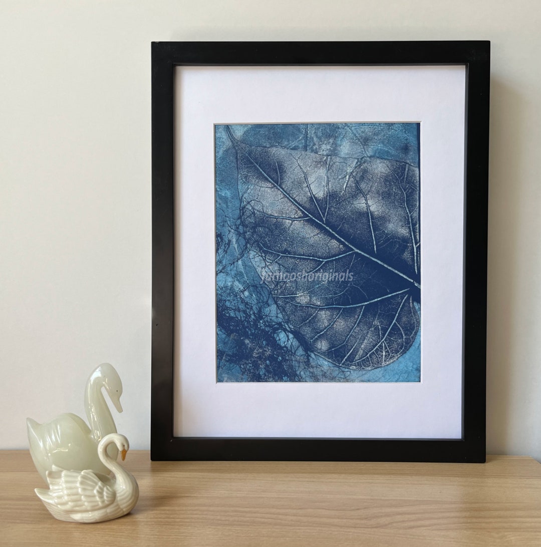 Original Mono Print Fine Art Print Making Botanical Garden - Etsy