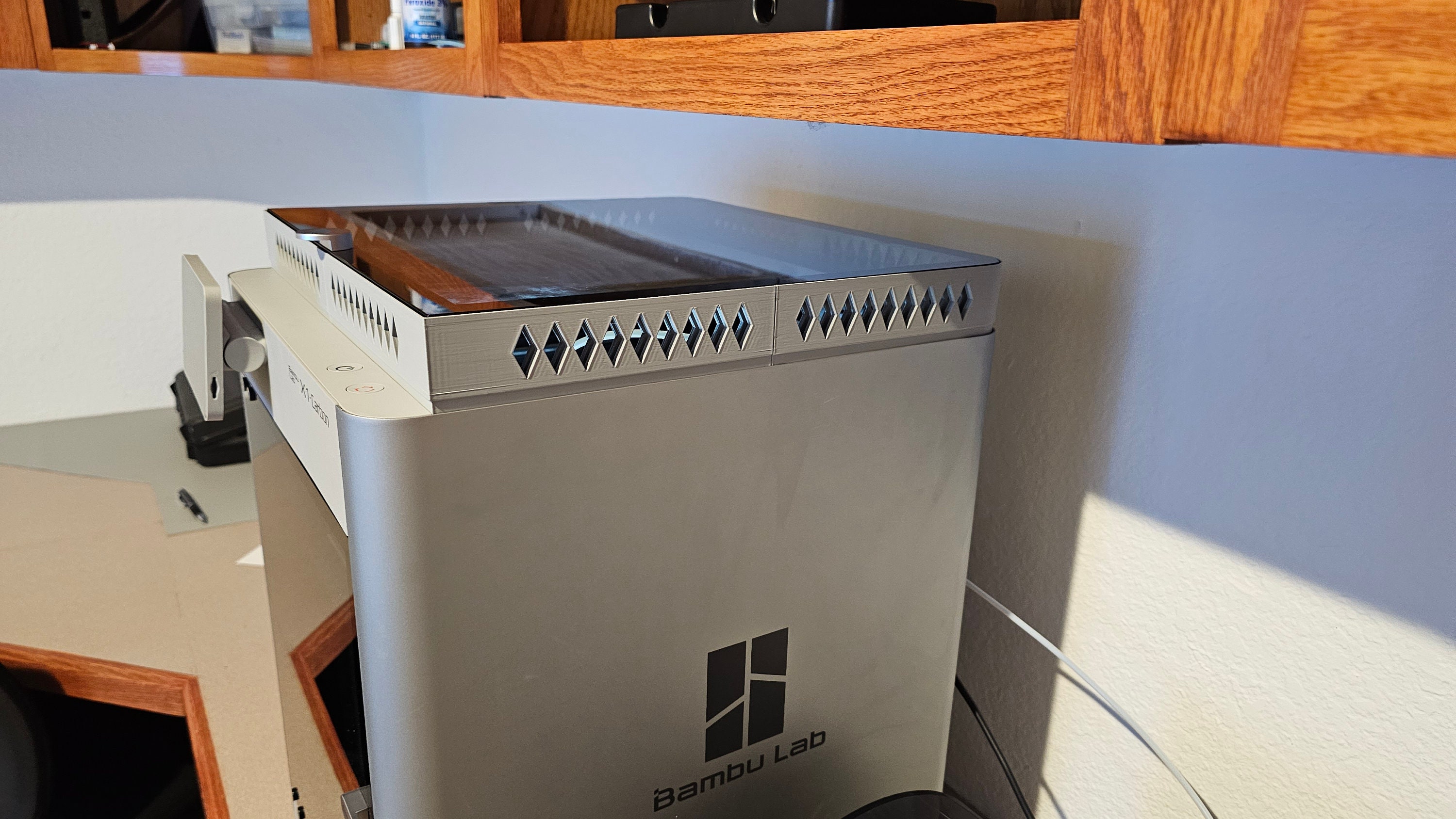 Bambu Lab X1 Glass Riser With Vents and Optional LED Lighting - Etsy ...