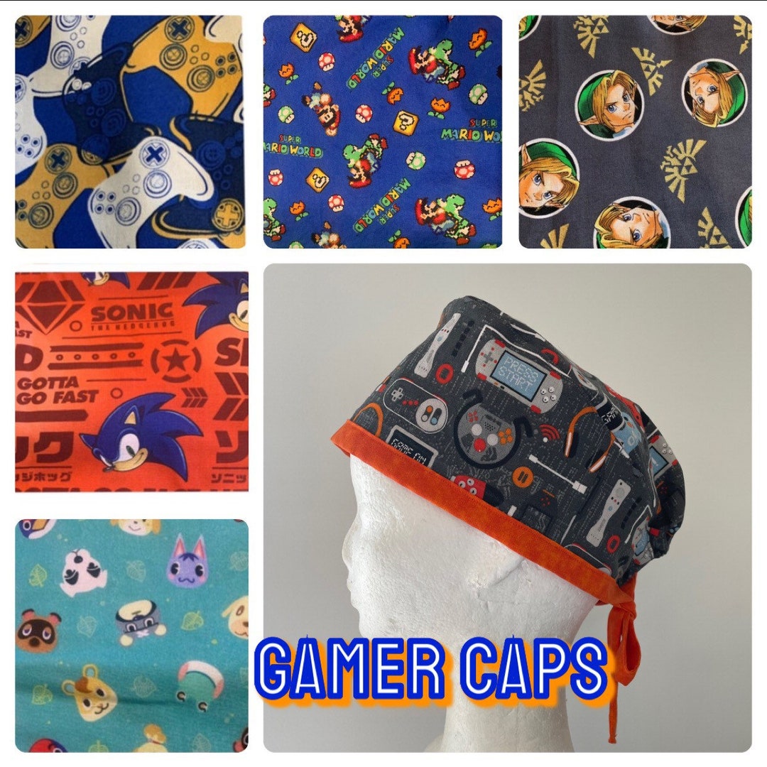 Gamer Scrub Caps - Etsy