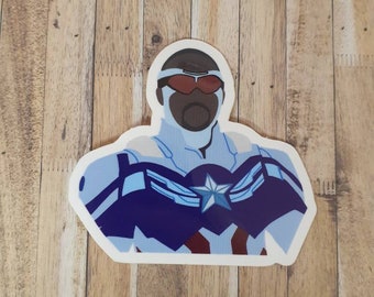 Sam Wilson Captain America Sticker | Etsy