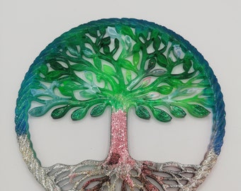 Resin Tree of Life Necklace - Etsy