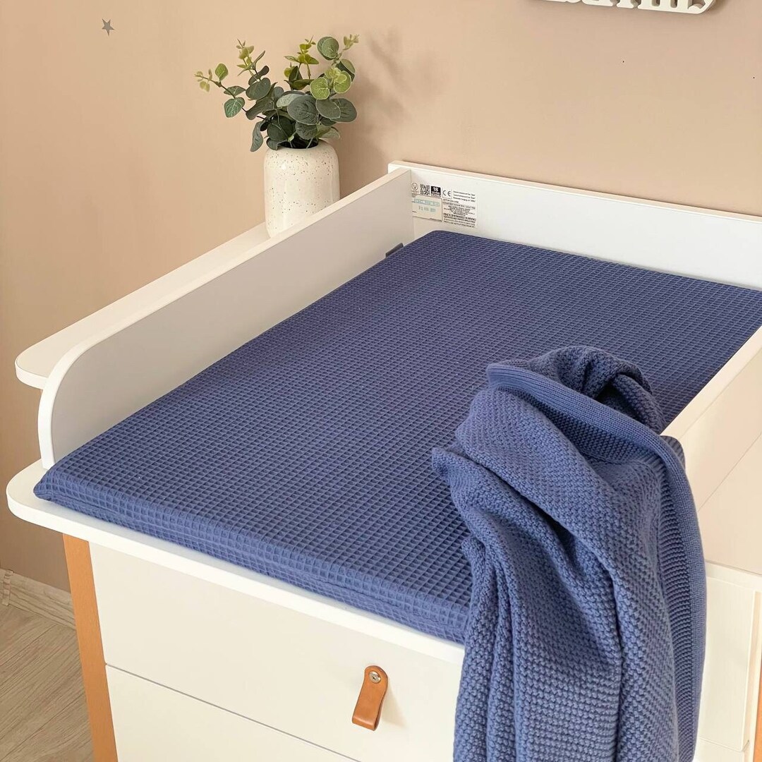 Соton Changing Mat, Blue сhanging Mattress, Baby Changing Pad, Nursery ...