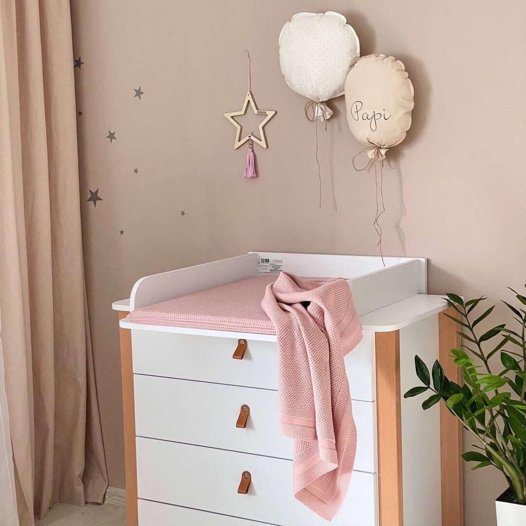 Соton Changing Mat, Pink сhanging Mattress, Baby Changing Pad, Nursery ...