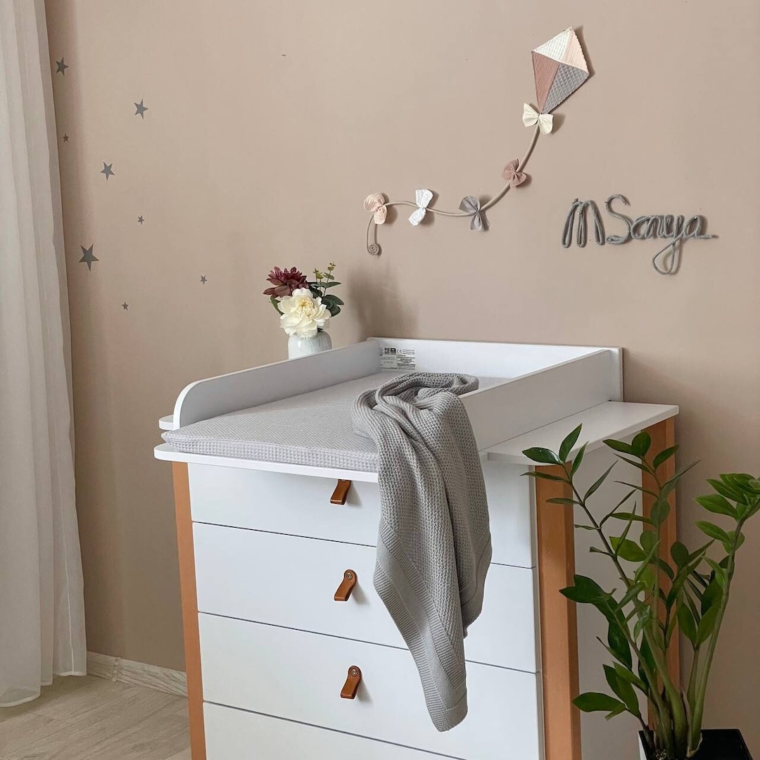 Соton Changing Mat, Gray сhanging Mattress, Baby Changing Pad, Nursery ...