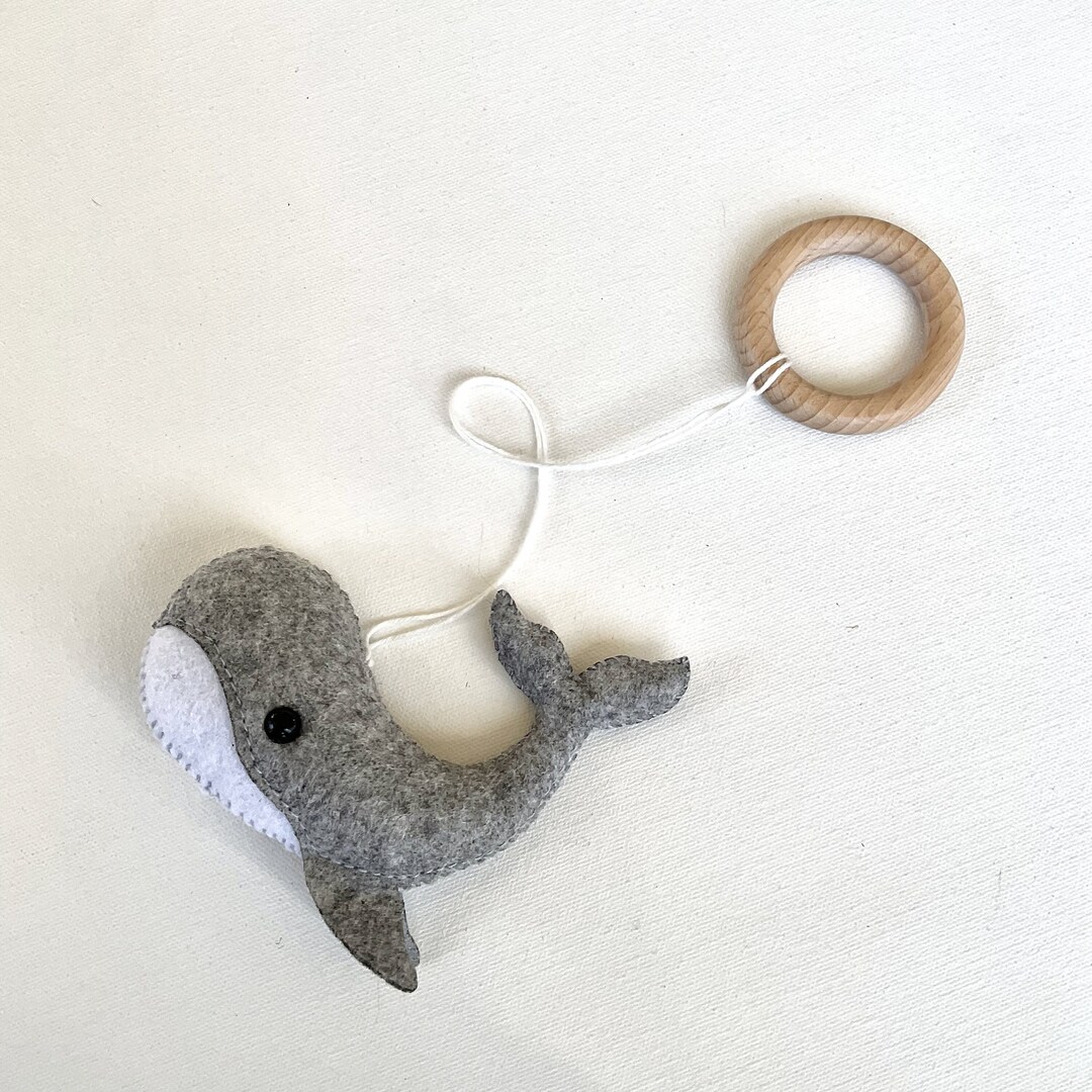 Whale Baby Play Gym Toys | Baby Gym Hanging Toys | Grey Whale | Gift ...