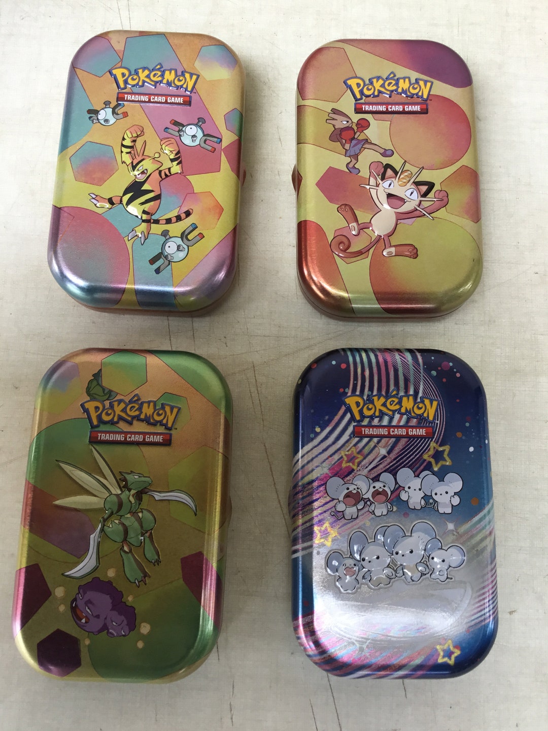 4 leere Pokémon-Boxen aus Metall - Etsy.de