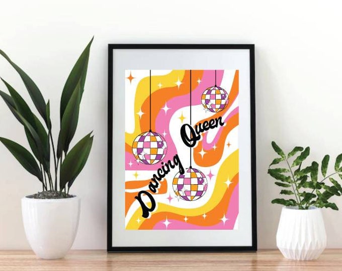 Dancing Queen Wall Art Print - Etsy