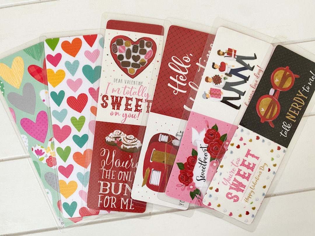 Valentine's Day Bookmarks 3 - Etsy