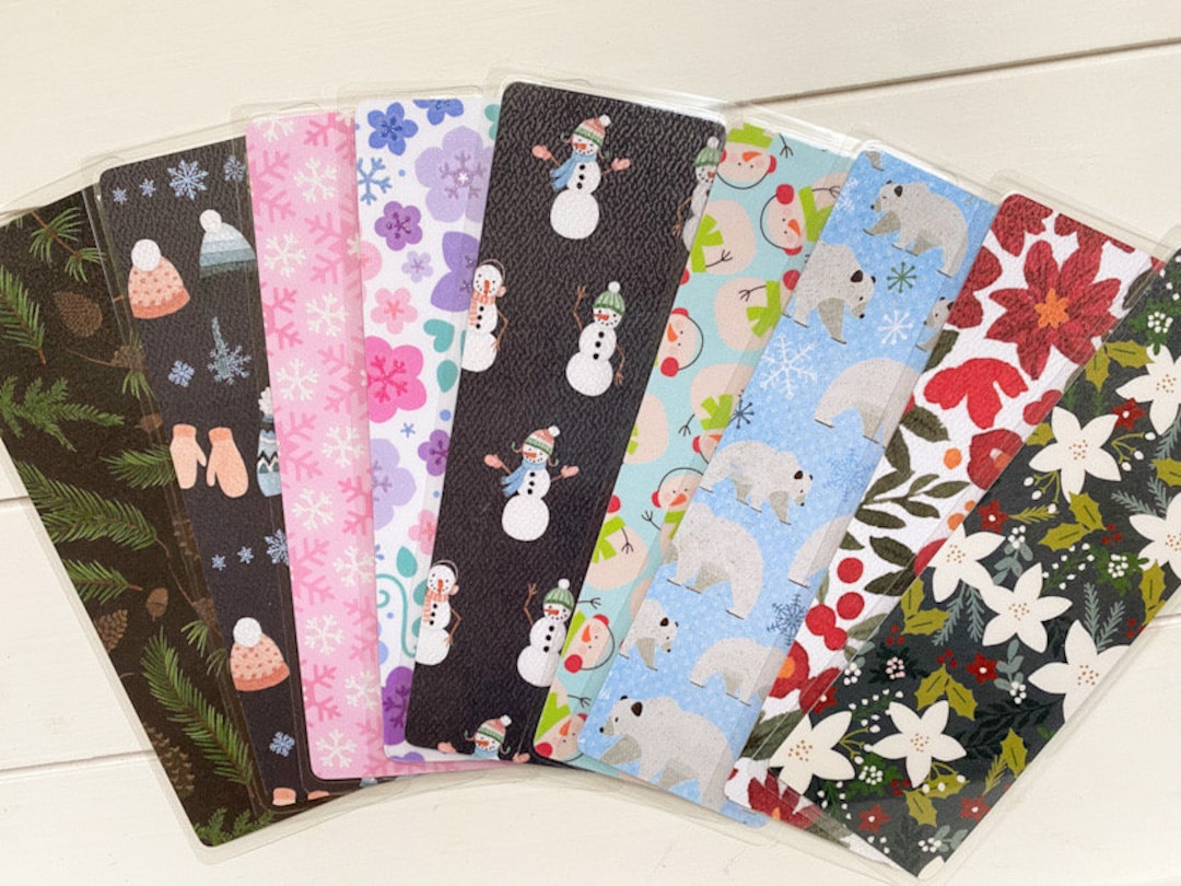 Winter Bookmarks 3 - Etsy