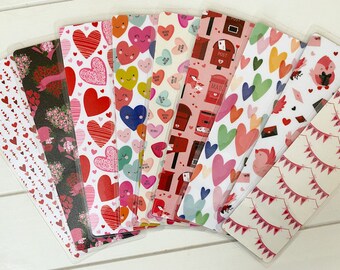 14 Cute Cats Valentine's Day Bookmarks Printable Digital - Etsy