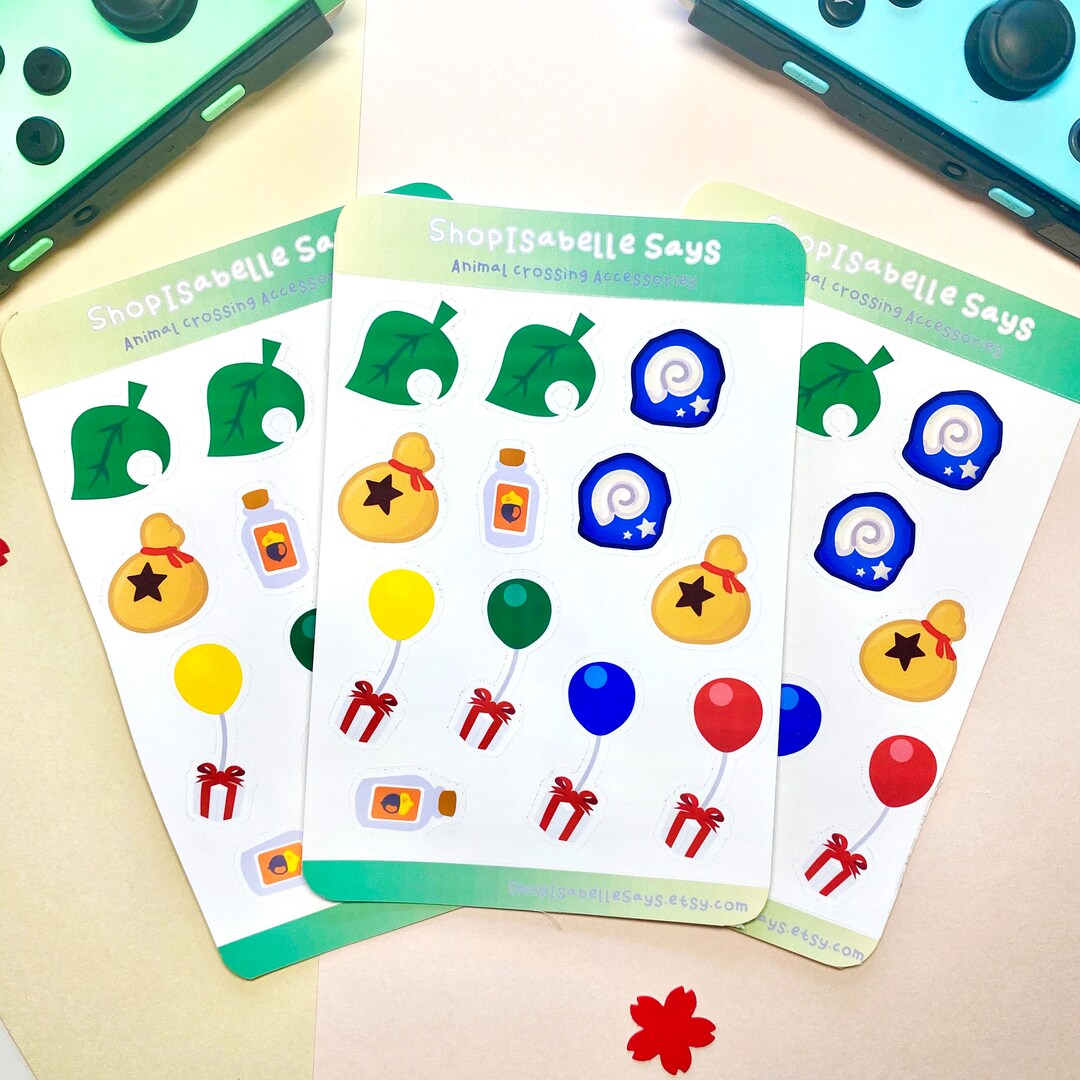 Animal Crossing Sticker Sheet - Etsy