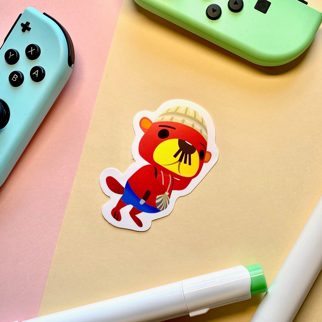 Animal Crossing: Pascal 2"x3" Weatherproof Glossy Sticker - Etsy