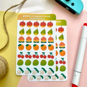 Animal Crossing Island Fruits Sticker Sheet - Etsy