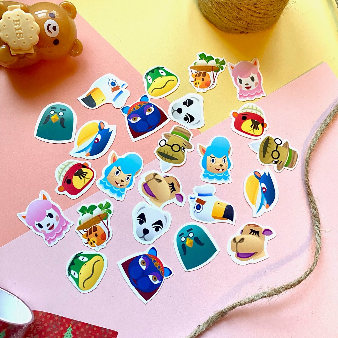 Animal Crossing 1x1' NPC Sticker Pack - Etsy