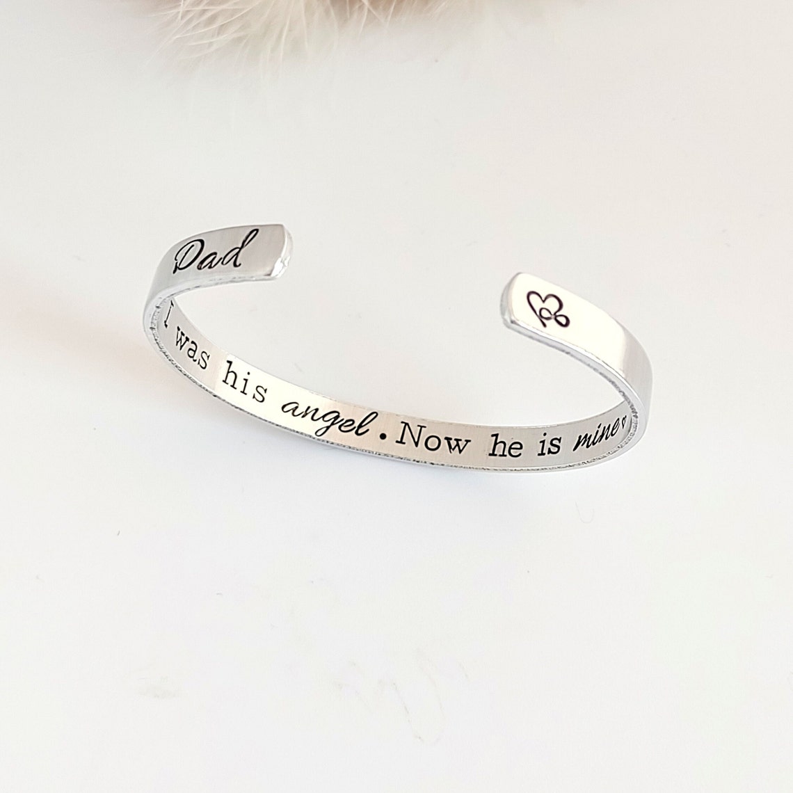 Loss of Father Gift Bracelet, Grief Jewelry, Memorial Bracelet Dad, in ...