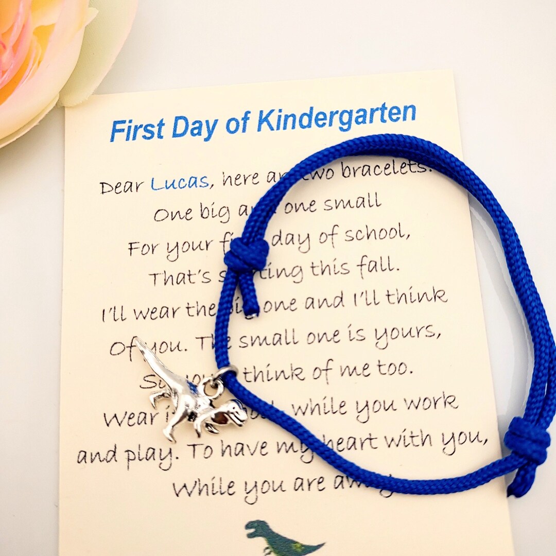 First Day of School Bracelet for Boys, Back to School Bracelet, Comfort ...