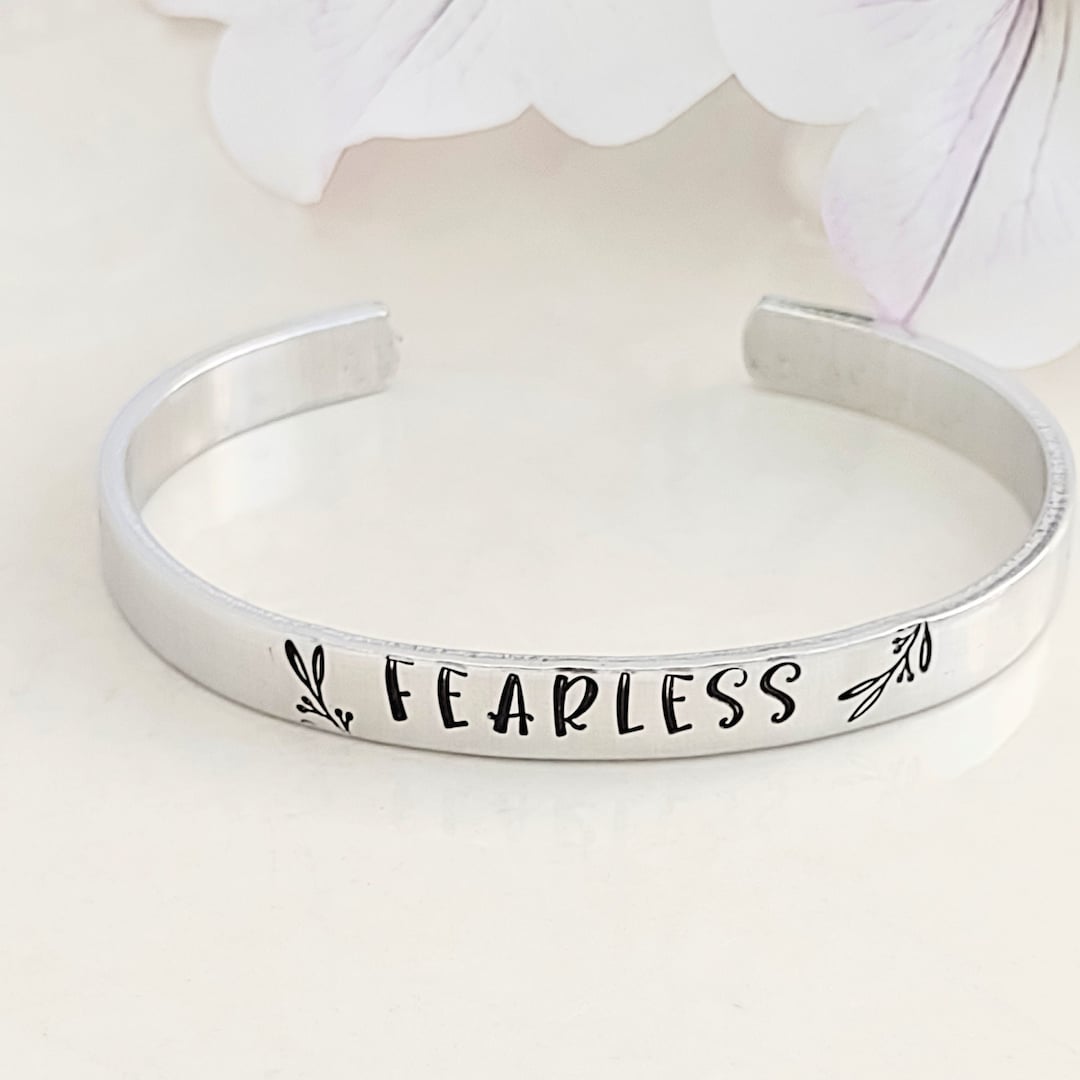 Fearless Bracelet, Inspirational Bracelet, Gift for Teenage Girl, Gift ...