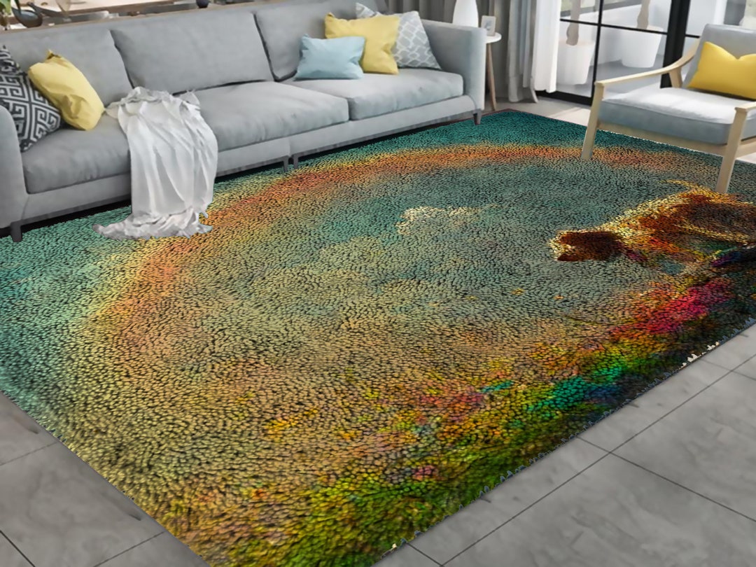 Rainbow Dog Latch Hook Kits, Large Latch Hook Rug Kit for Adults Latch ...