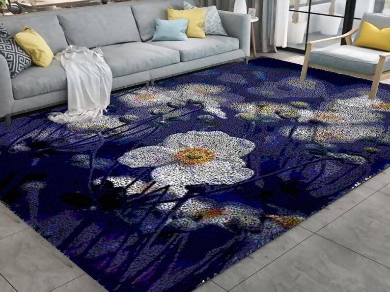 Flower Latch Hook Kits Large Latch Hook Rug Kit for Adults - Etsy