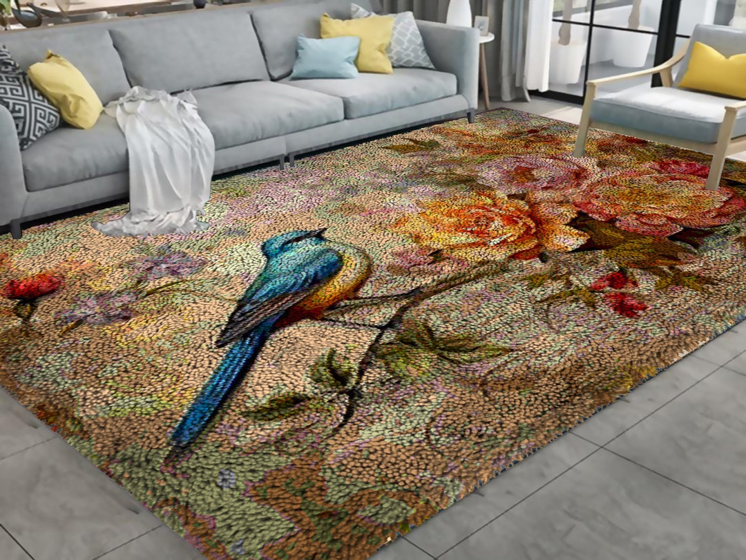 Latch Hook Kits, Large Latch Hook Rug Kit for Adults Latch Hook Kits ...