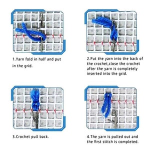 Christmas Deer Latch Hook Kits, Large Latch Hook Rug Kit for Adults ...