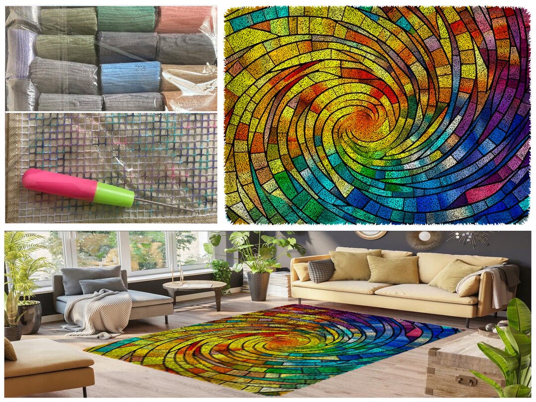 Latch Hook Kits Large Latch Hook Rug Kit for Adults Latch - Etsy