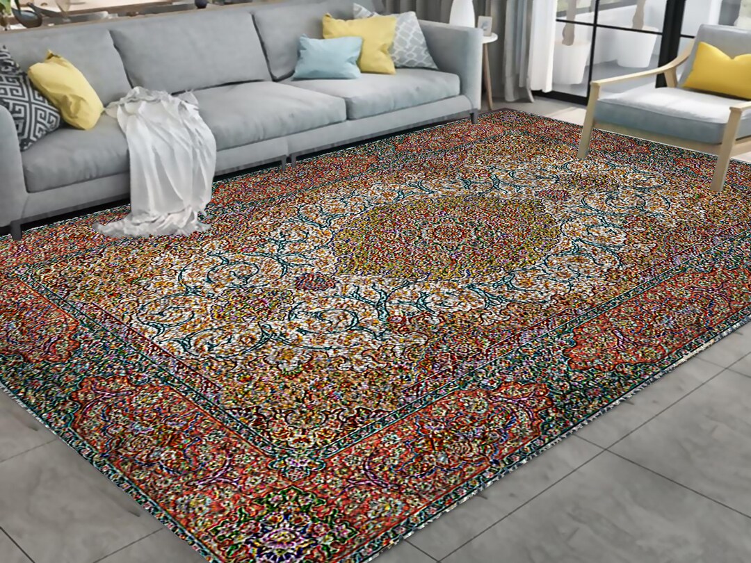 DIY Bohemian Latch Hook Kits, Large Latch Hook Rug Kit for Adults Latch ...