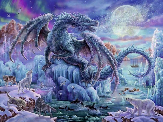 Snow Dragon Wallpaper