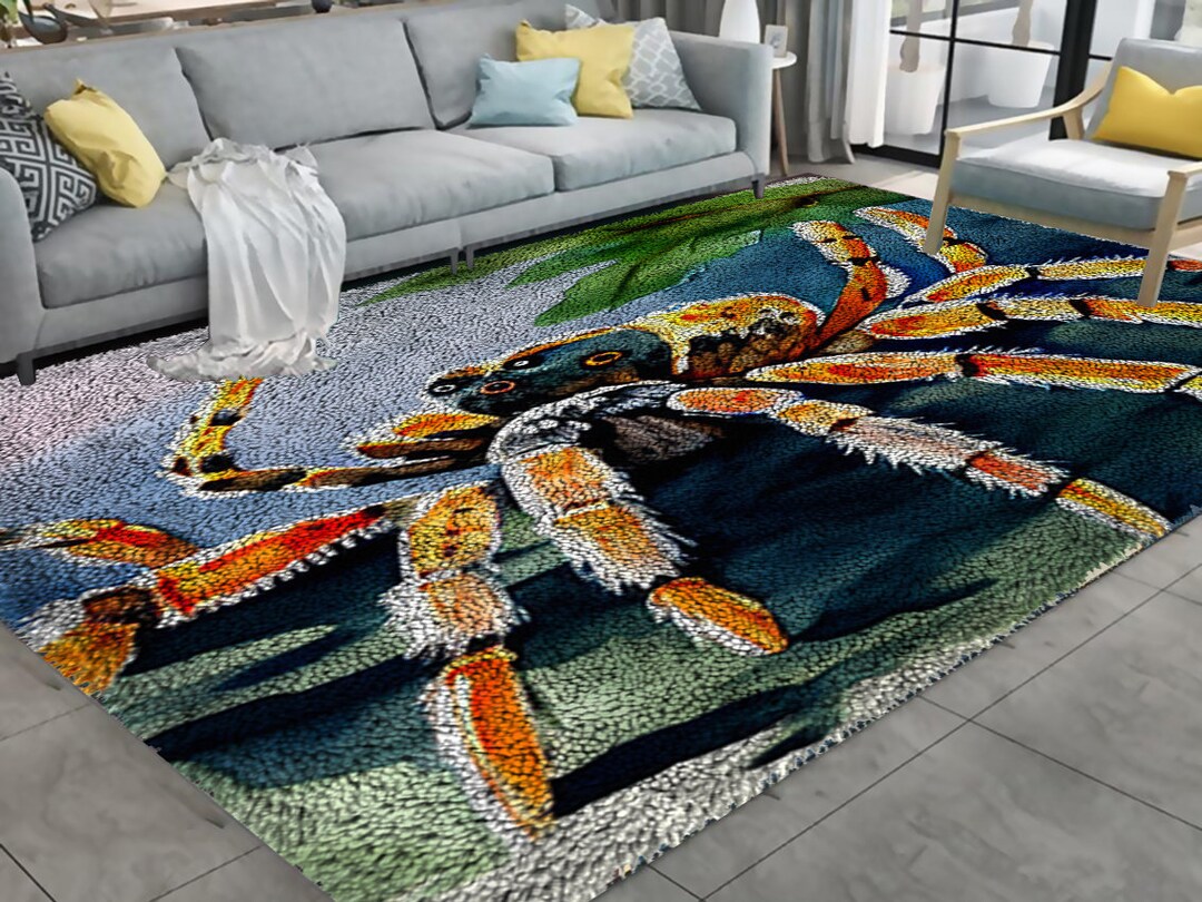 Tarantula Latch Hook Kits Large Latch Hook Rug Kit for Adults - Etsy