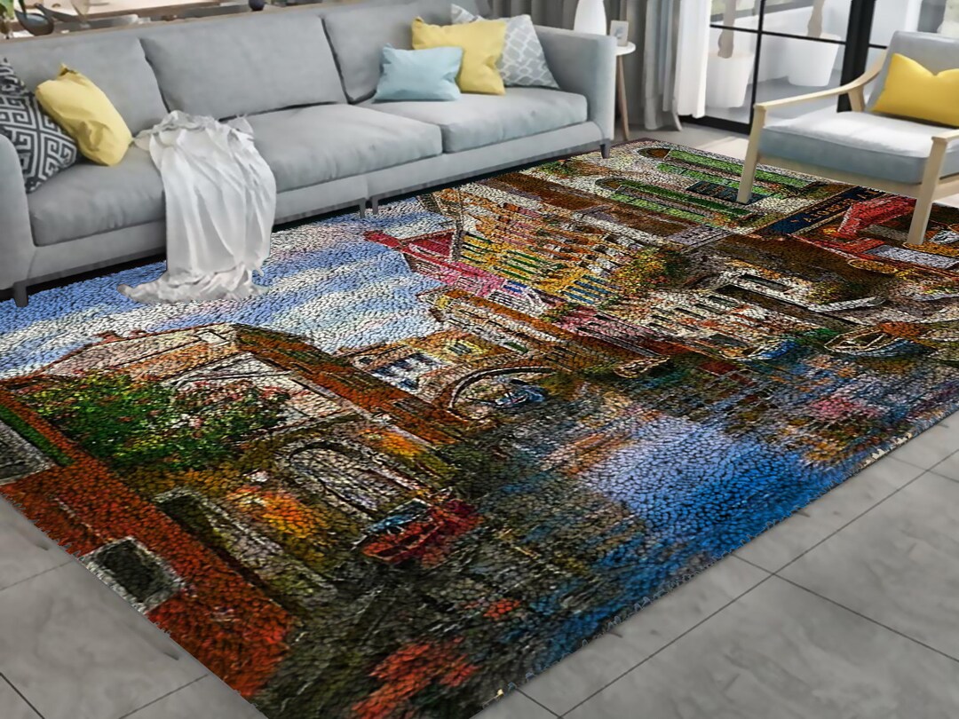 Venice Water City Latch Hook Kits, Large Latch Hook Rug Kit for Adults ...