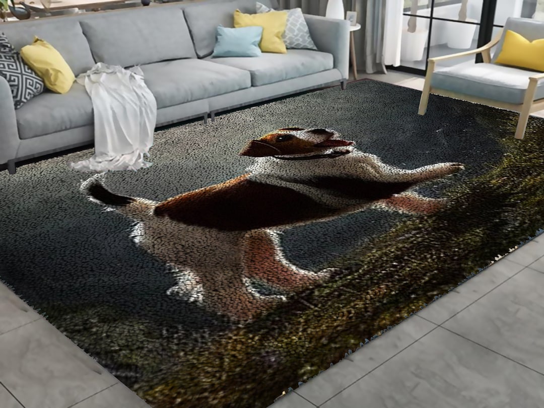 Dog Latch Hook Kits, Large Latch Hook Rug Kit for Adults Latch Hook ...