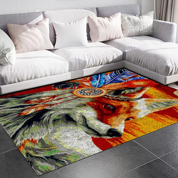 Crochet Fox Rug - Etsy