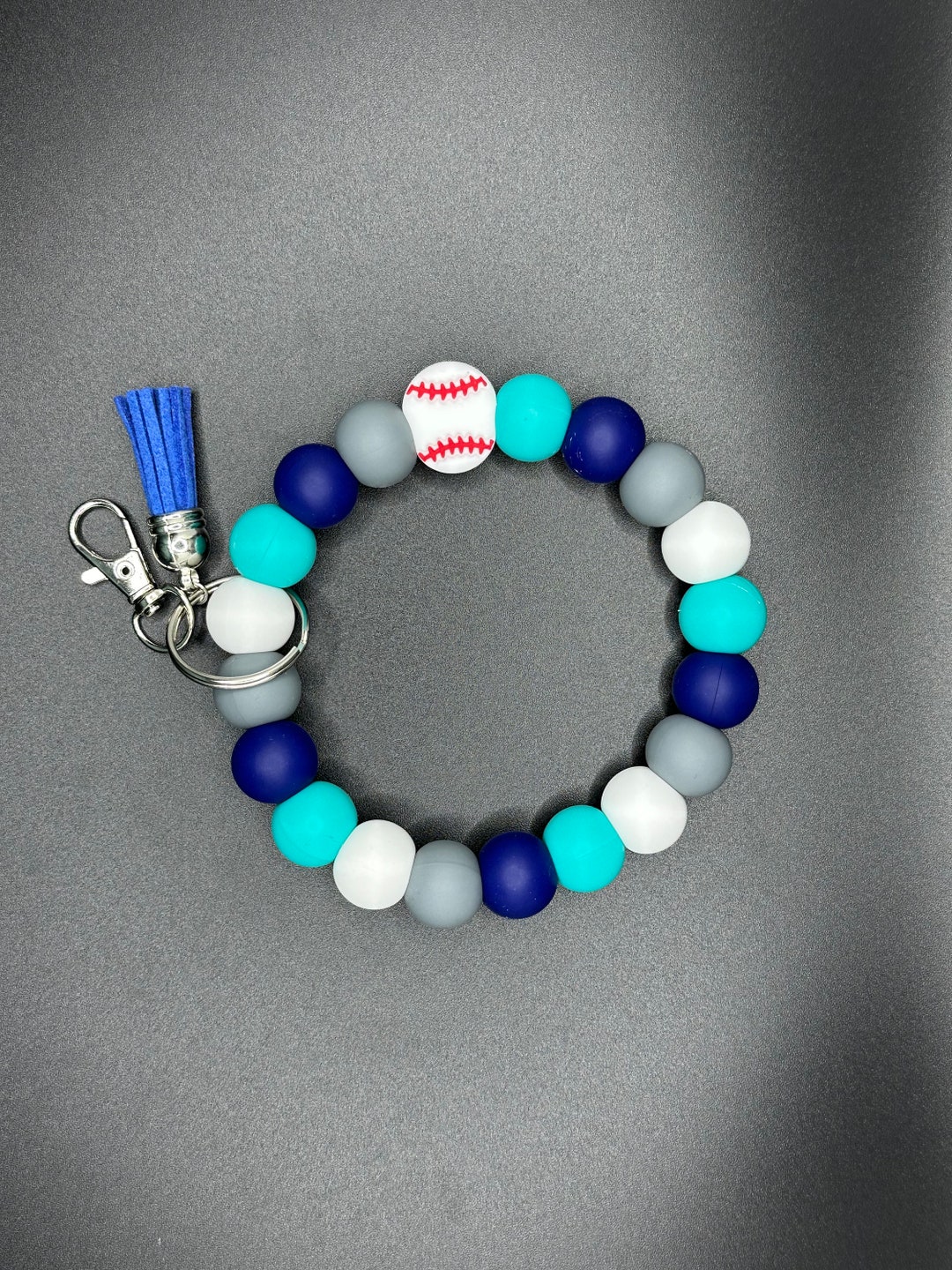 Seattle Inspired Baseball Keychain Wristlet - Etsy