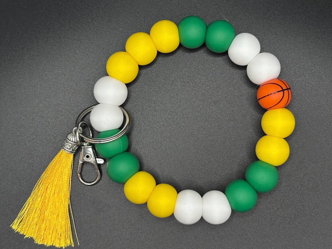 Seattle Inspired Basketball Keychain Wristlet - Etsy