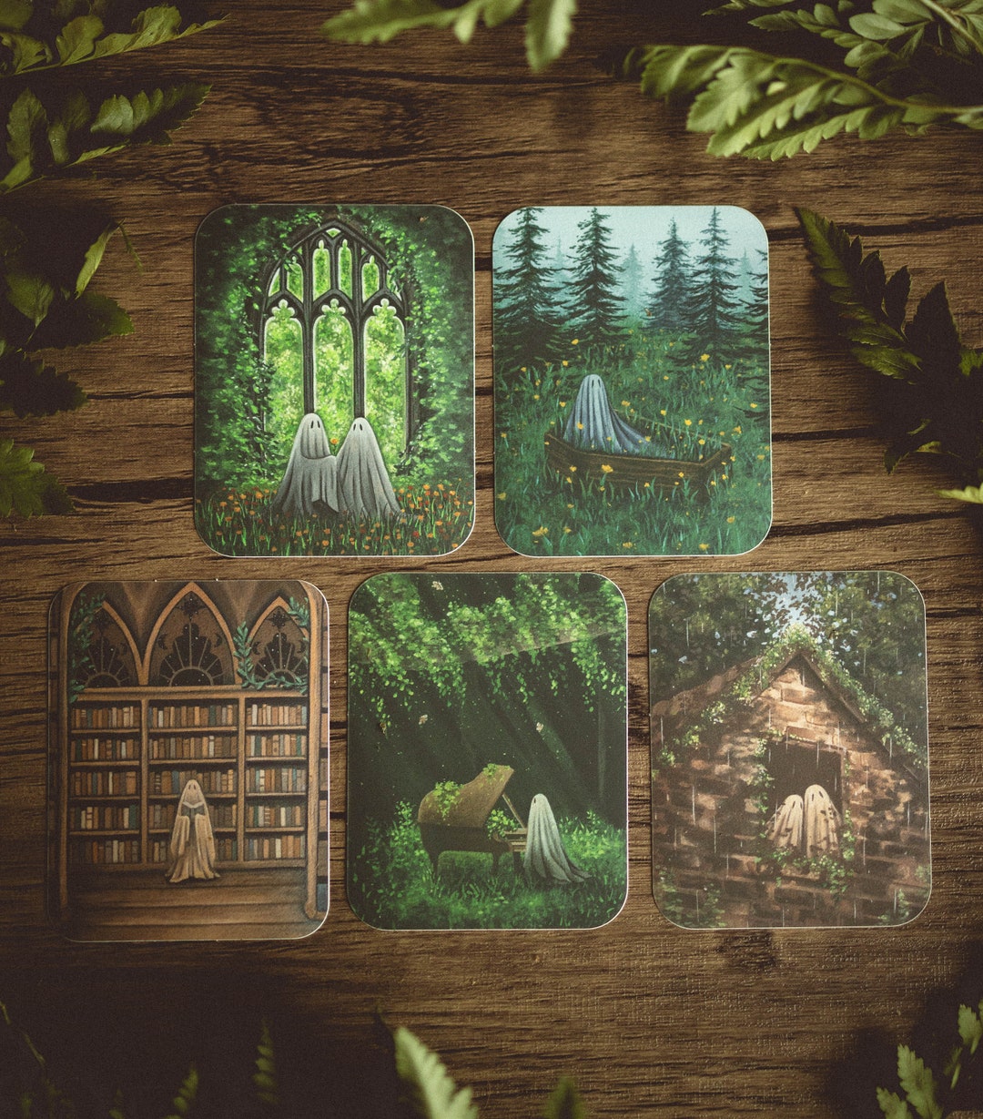 Sticker Pack Spring Collection of 5 | Cottagecore - Etsy