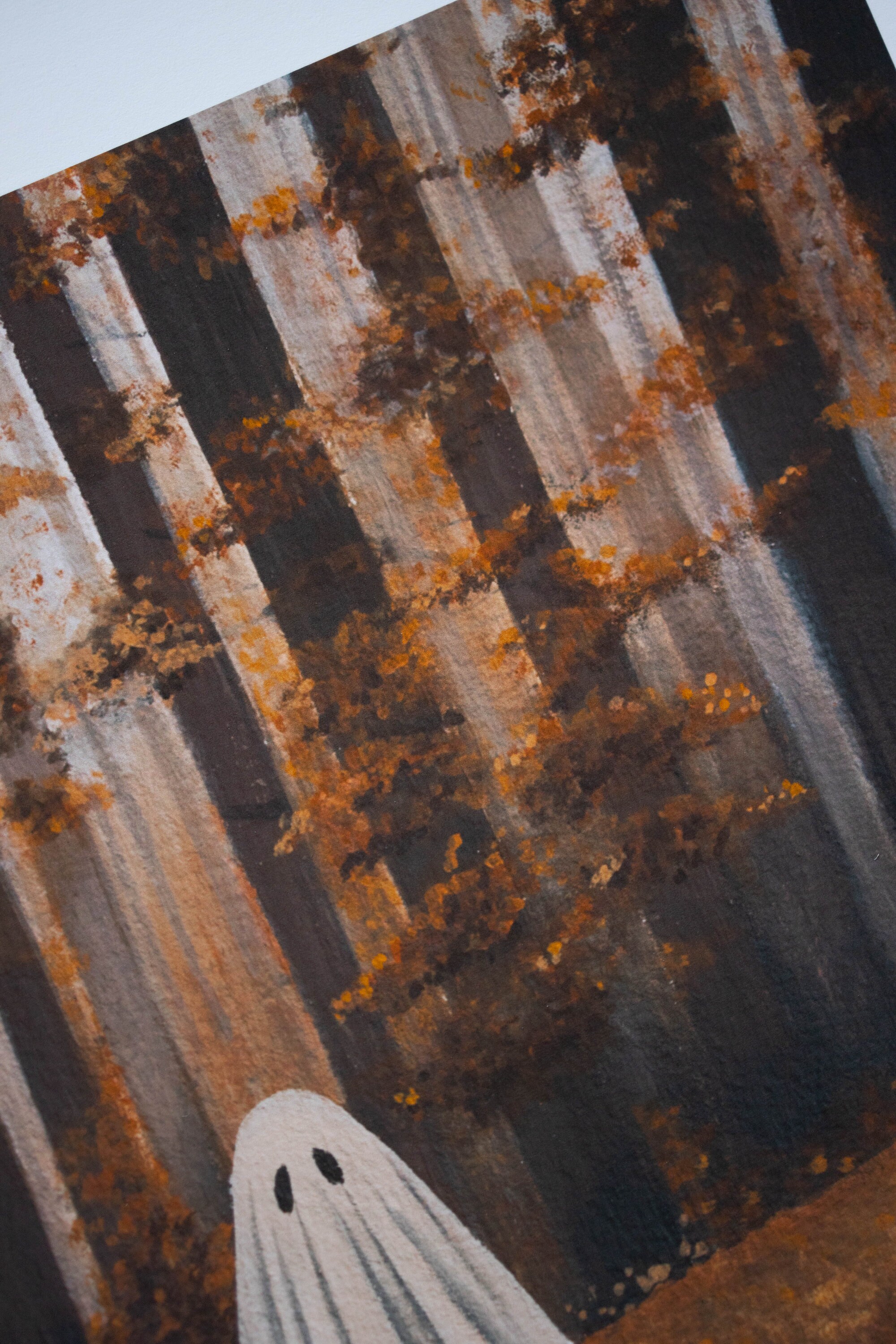 8x10in Fine Art Print Autumn Omens Spooky Ghost Fall - Etsy