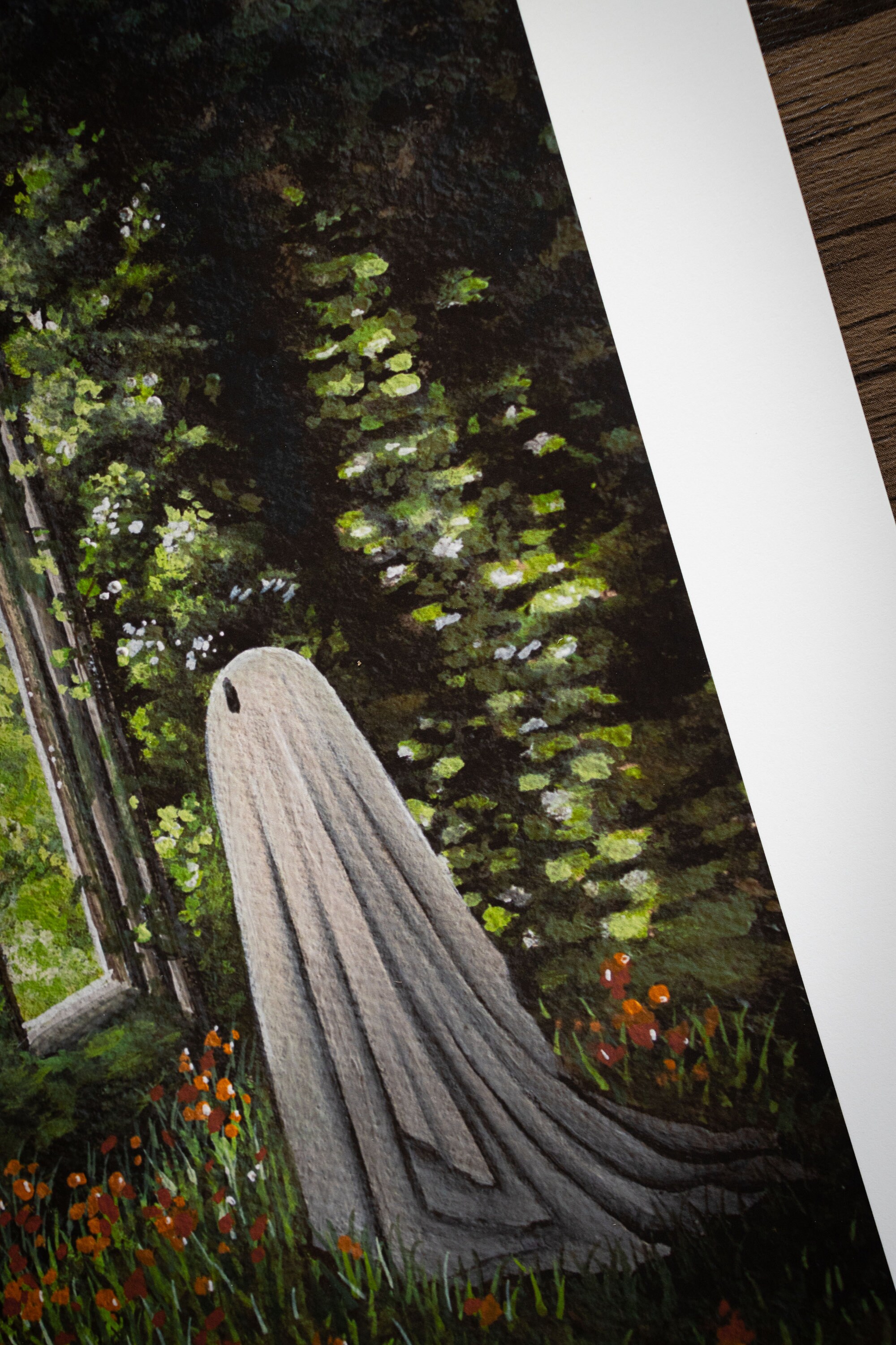 8x10in Fine Art Print Overgrown Spooky Ghost Fall - Etsy