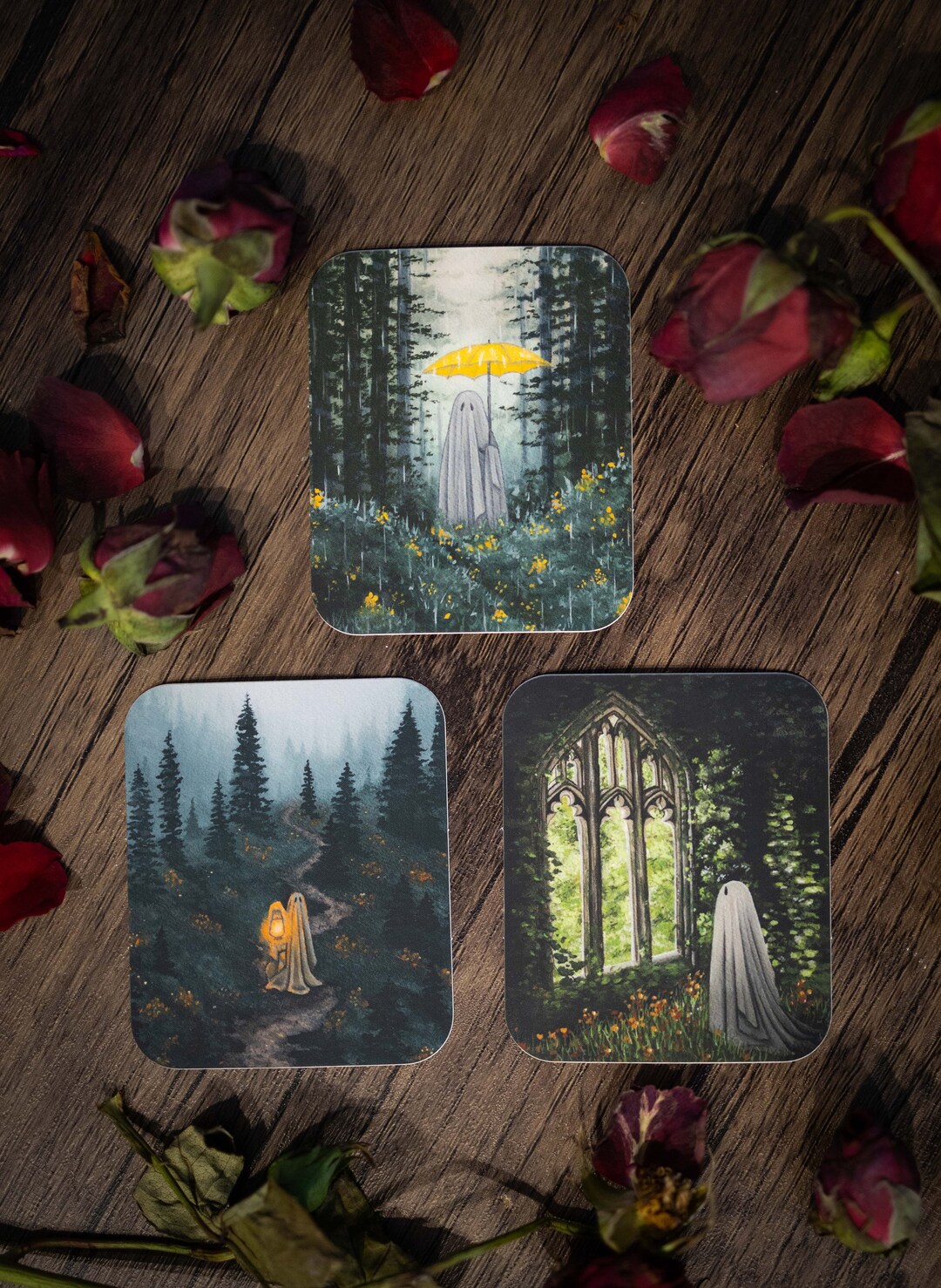 Ghost Sticker Pack | Halloween Art | Cottagecore - Etsy