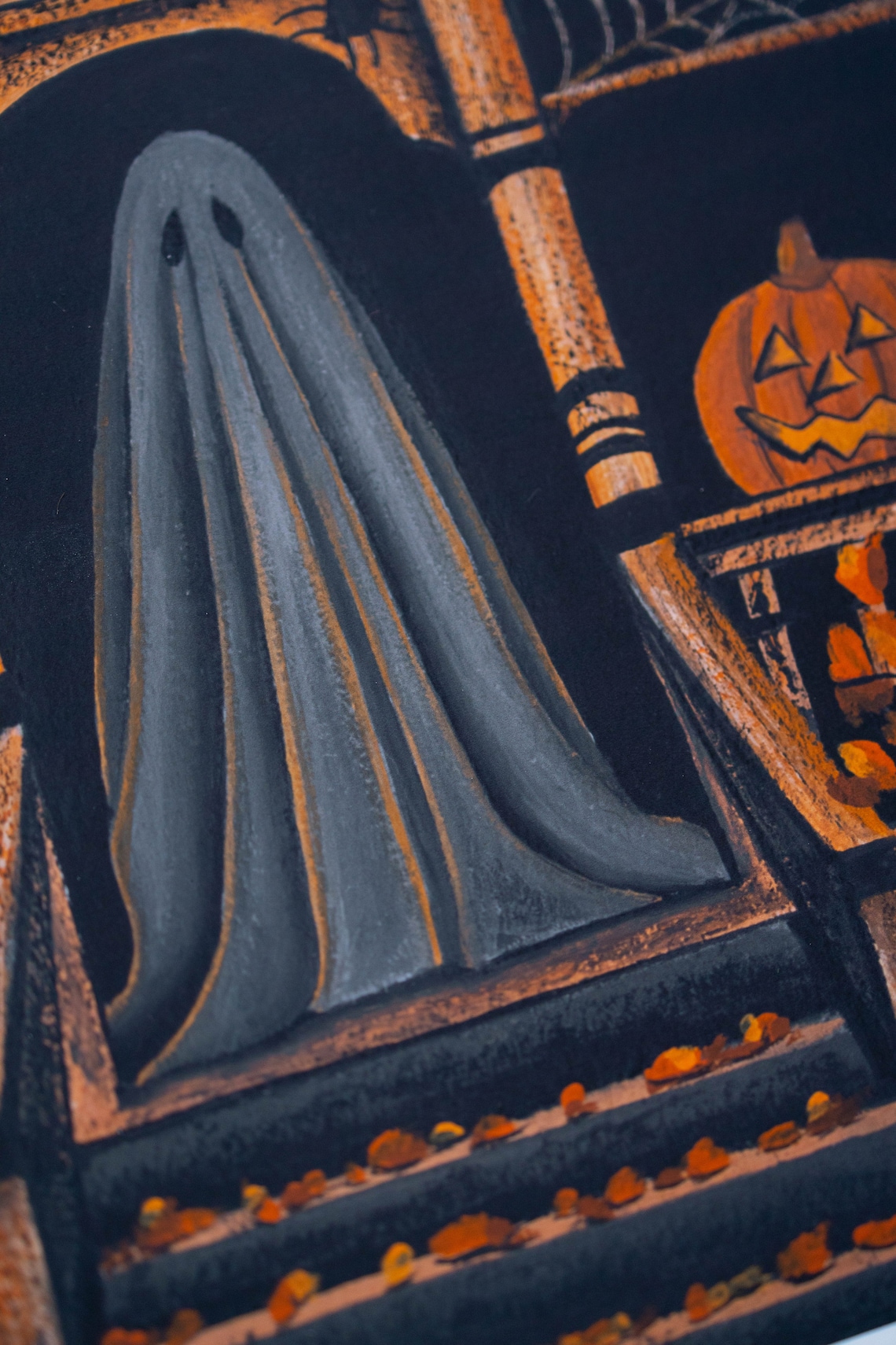 8x10in Fine Art Print Warm Welcome Spooky Ghost Fall - Etsy