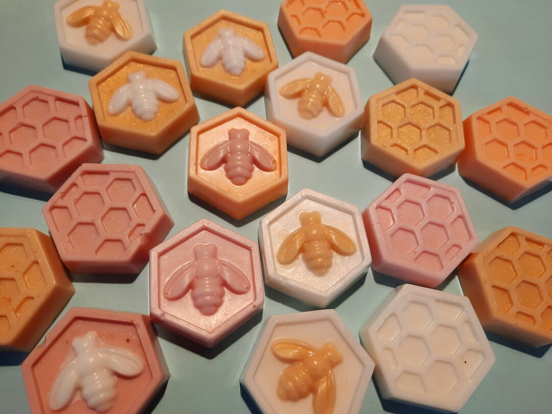 Honey Scented Honeycomb Mini Soaps Wedding Favours Guest Soaps Thank ...