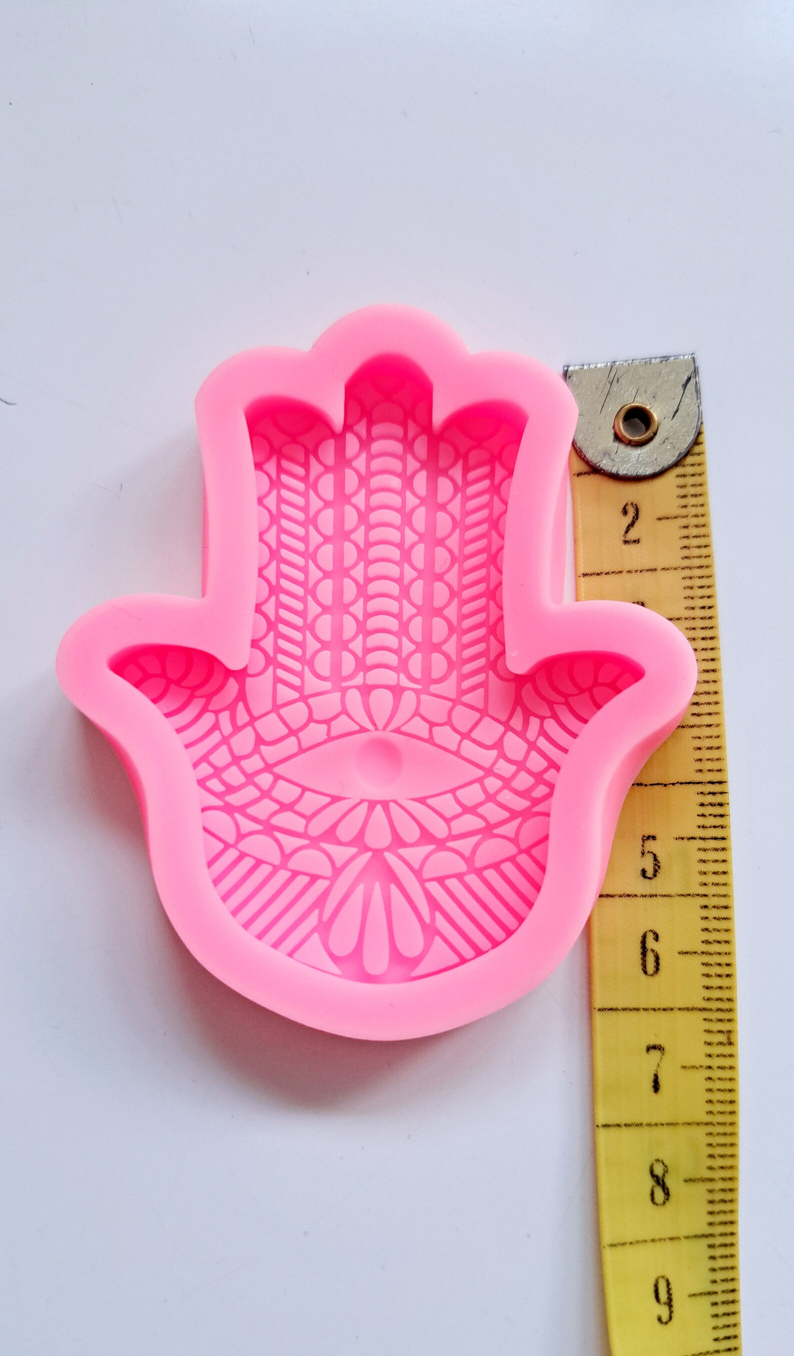 Hamsa Hand Mould Epoxy Resin DIY Silicone Mould Chocolate Baking ...