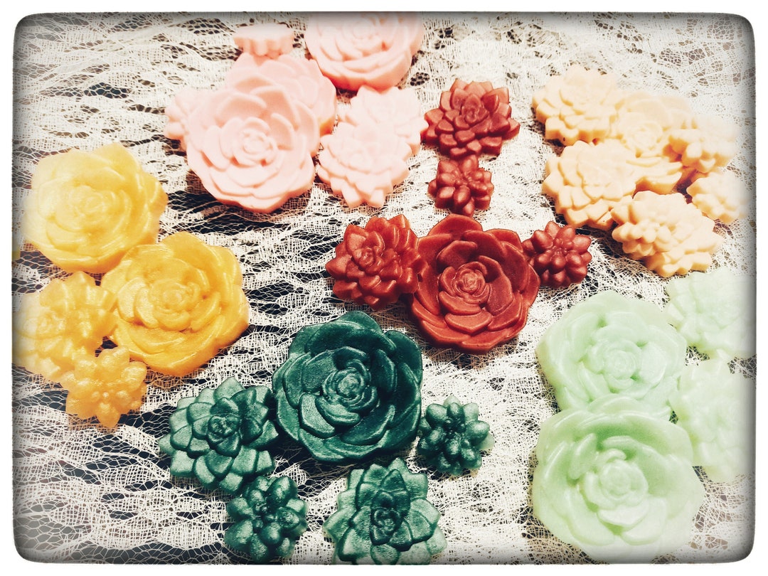 Mini Flowers Soaps Wedding Favours Guest Soaps Thank You Birthday Gifts ...