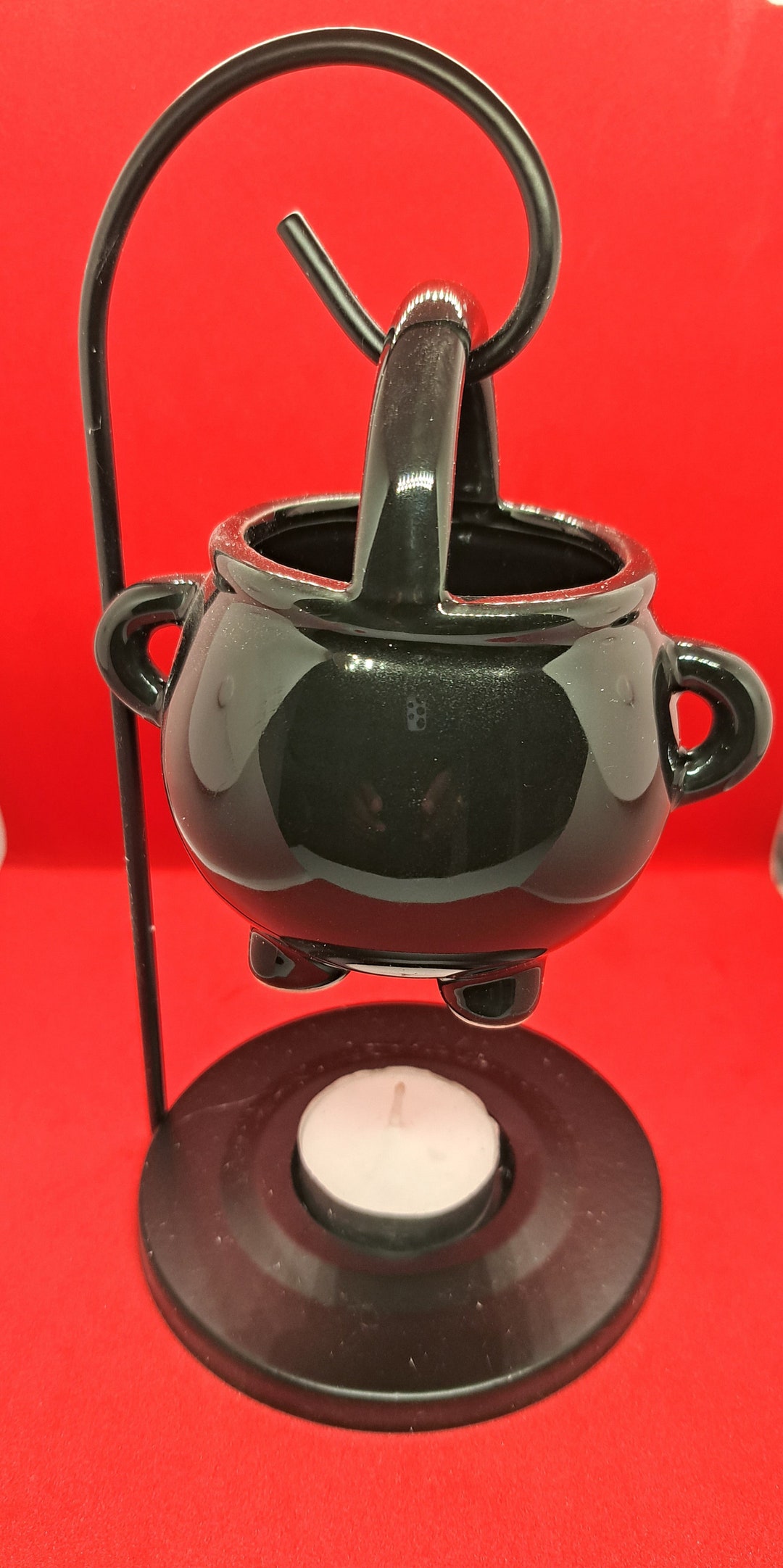 Ceramic Cauldron Oil Burner Tart Burner Wax Melts Room Diffuser ...