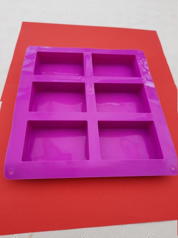Rectangle Silicone 6 X Cavities Craft Soap Mould Chocolate | Etsy