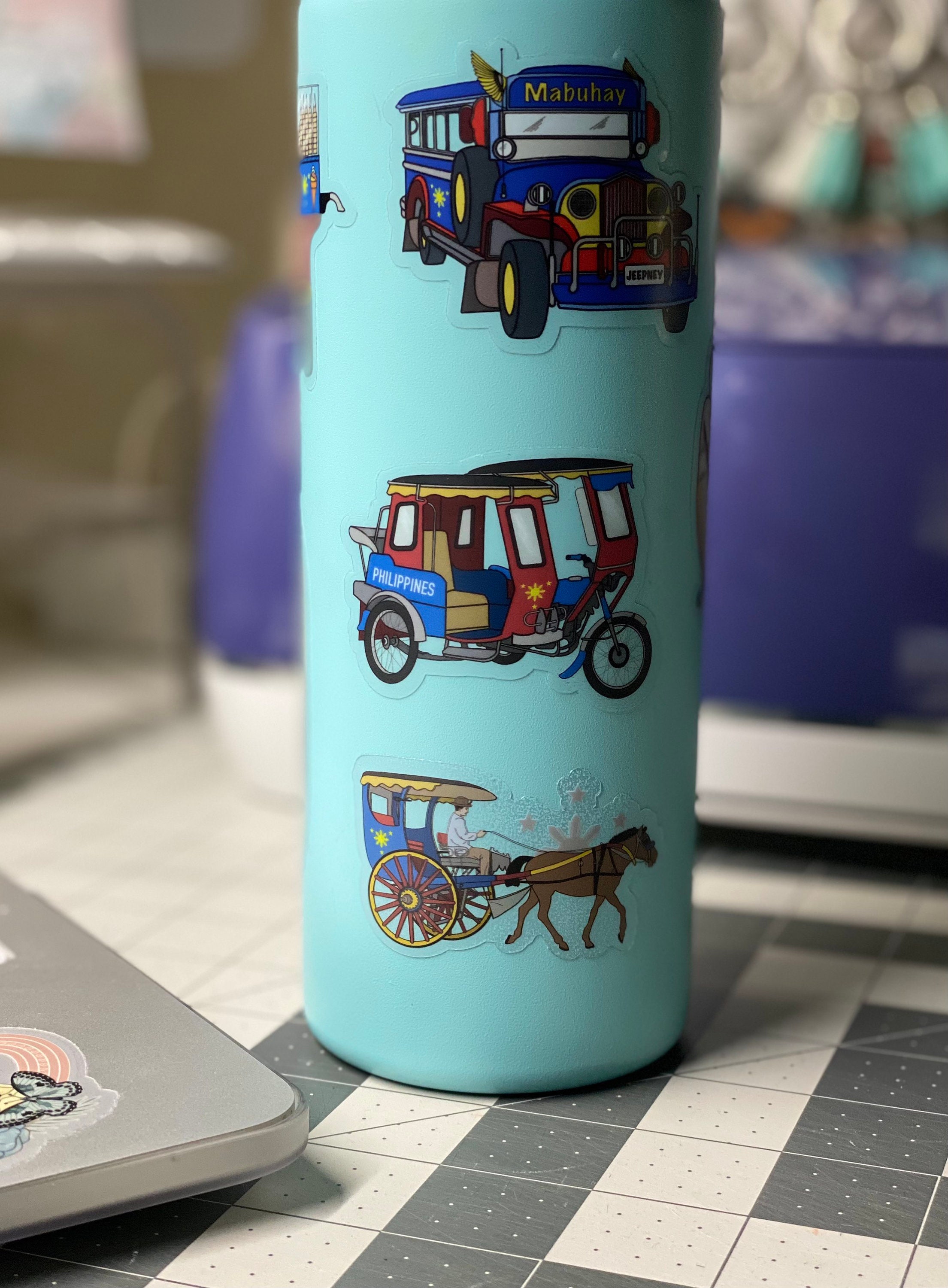 Philippines inspired stickers / Sampaguita stickers / Kalesa / | Etsy