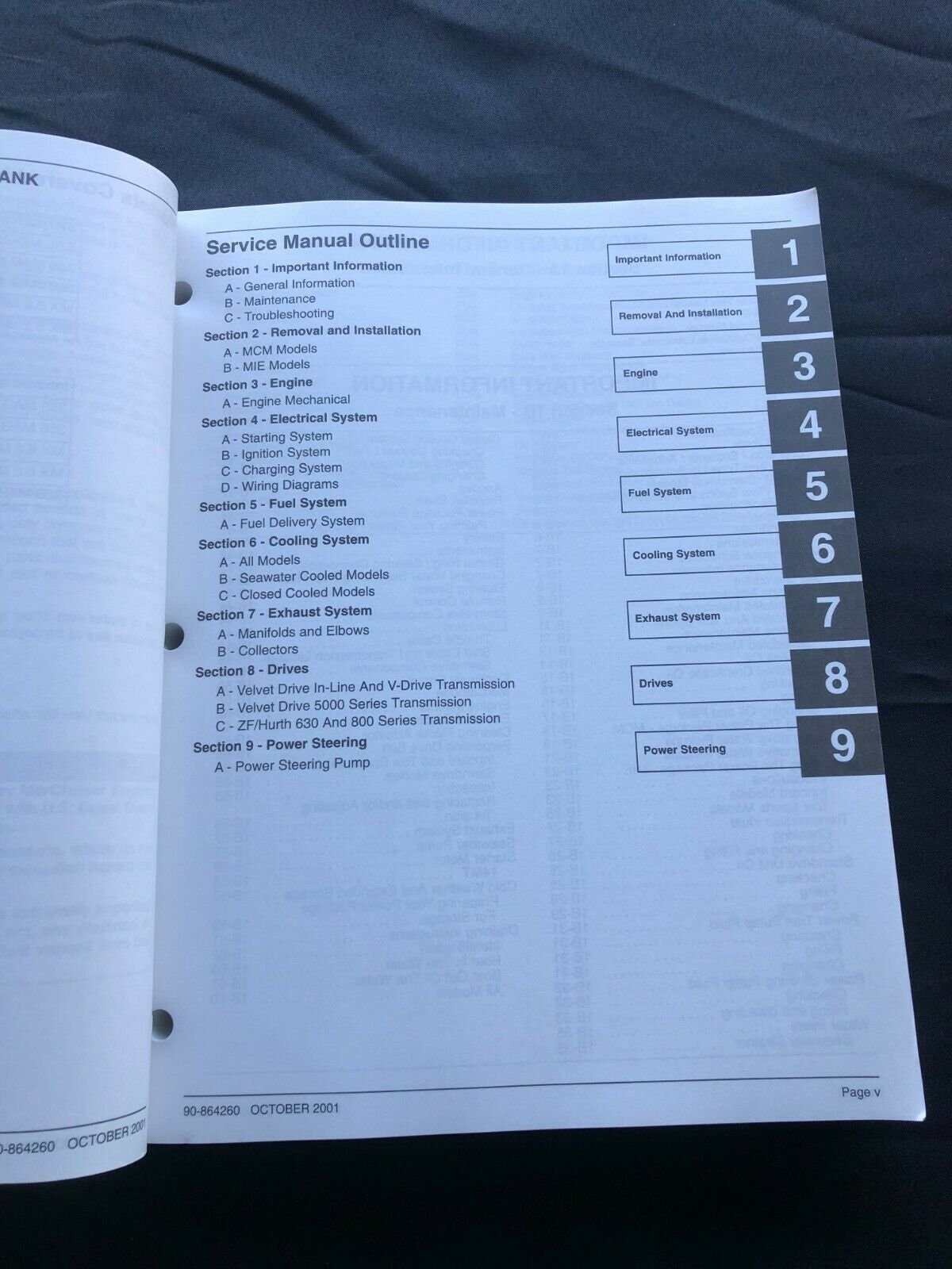 Mercury MerCruiser Service Manual 31 5.0L/5.7L/6.2L MPI | Etsy