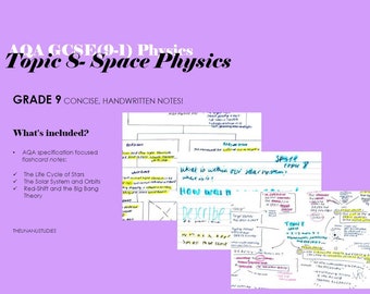 Gcse Aqa Physics - Etsy