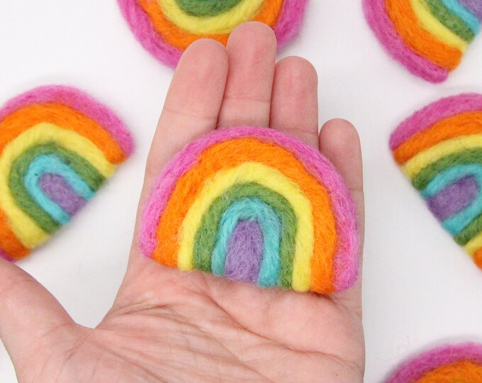Needle Felted Pastel Rainbow Baby Newborn Photography Prop - Etsy